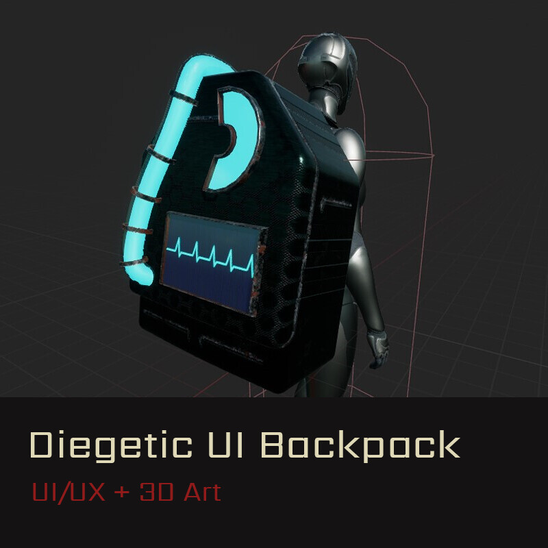 ArtStation - Diegetic UI Backpack