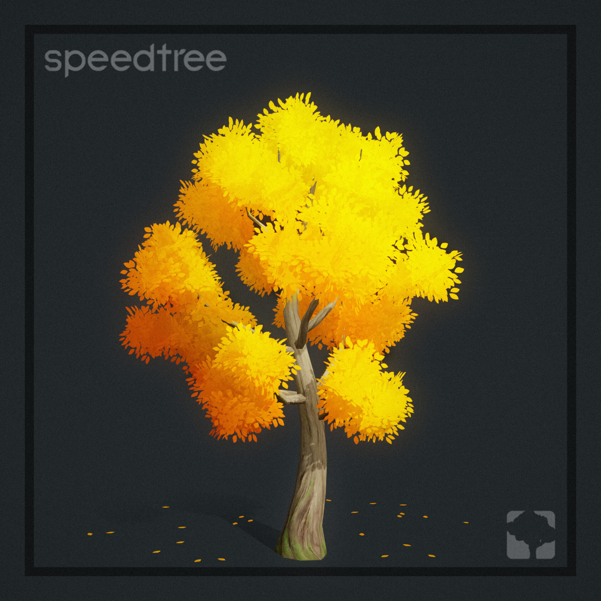 ArtStation - Stylized Tree Experiments
