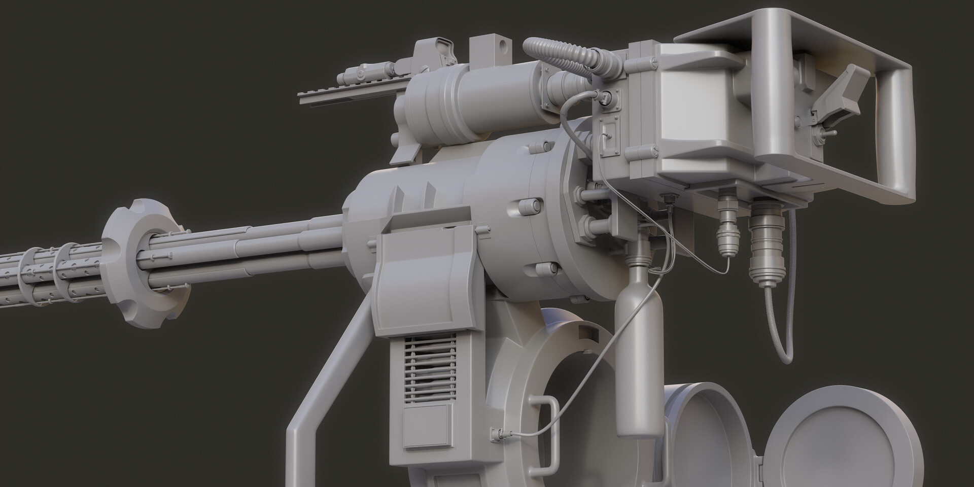 ArtStation - Minigun - High Res
