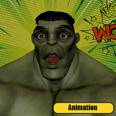 ArtStation - Hulk Animation Challenge