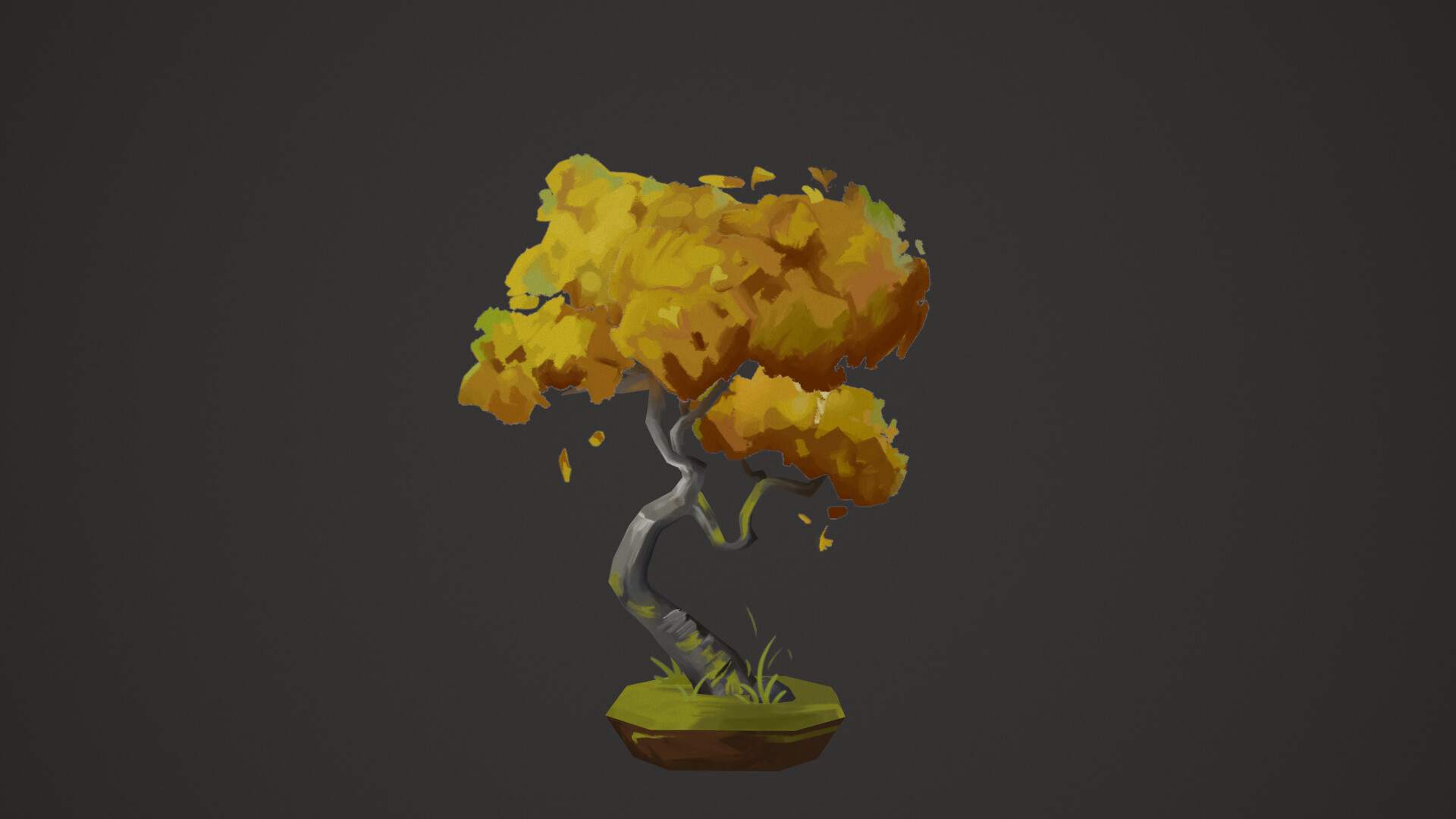 ArtStation - Maple Tree - Hand Painted Prop Study