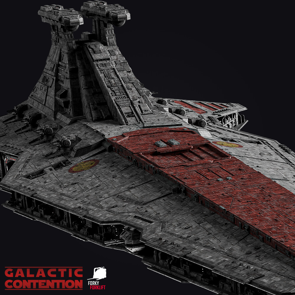 ArtStation - Venator Class Star Destroyer - Republic Navy