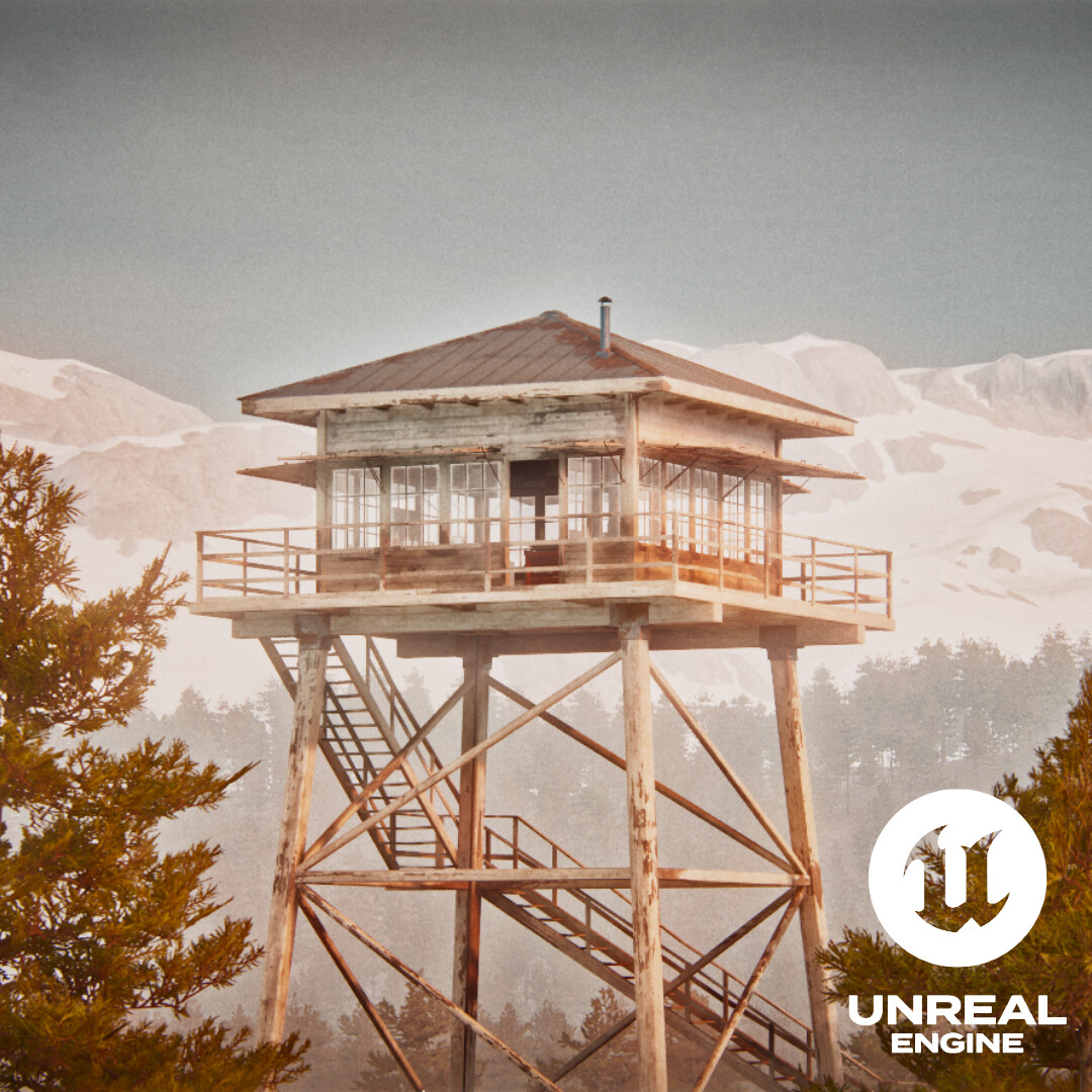 ArtStation - Watch Tower Relight