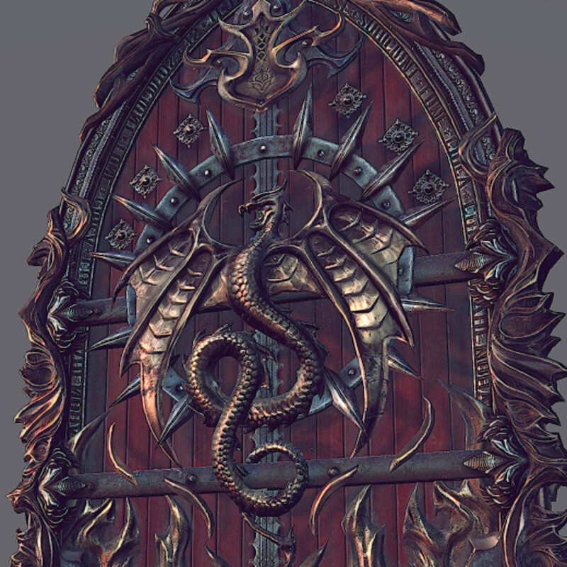 ArtStation - Castlevania: Lords of shadow 2. Door Throne