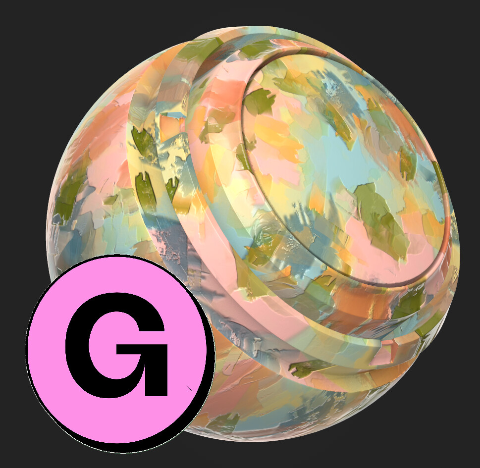 ArtStation - Substance Procedural BrushStroke Smart Material