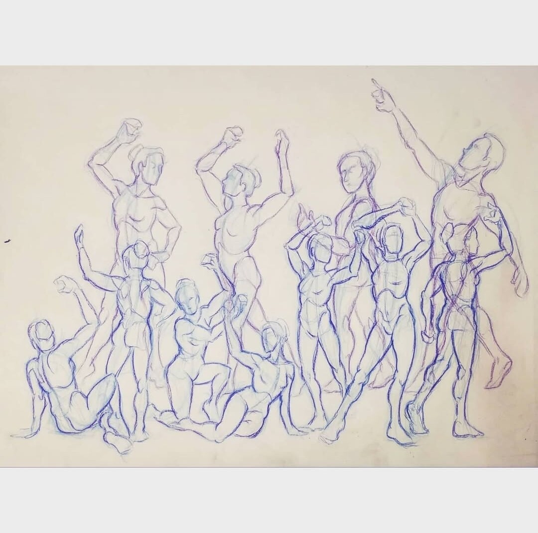ArtStation - Life Drawing I Composition Final Album