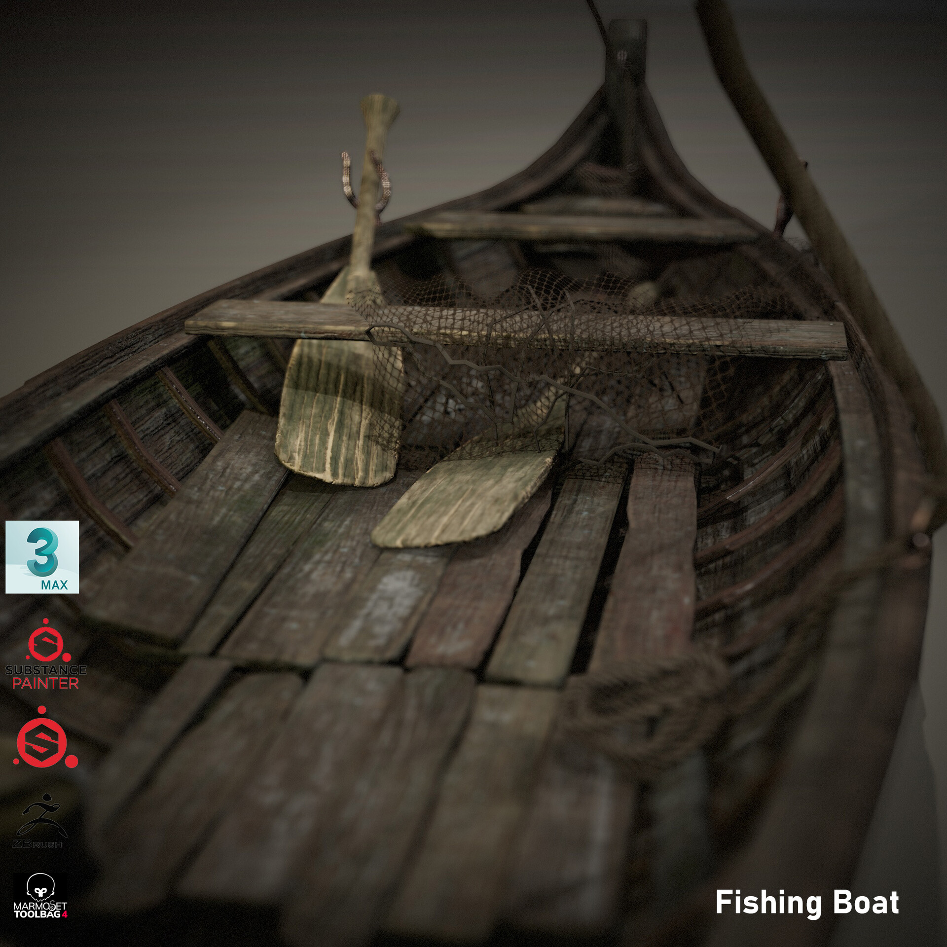 ArtStation - Fishing Boat