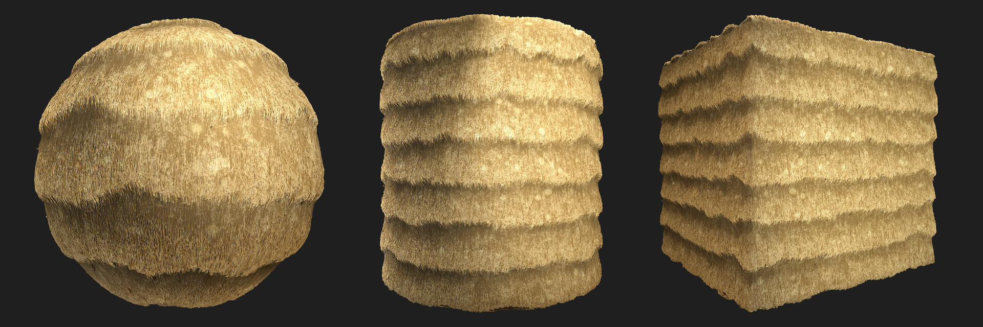 ArtStation - Traditional Japanese Architecture - Thatch - Material ...