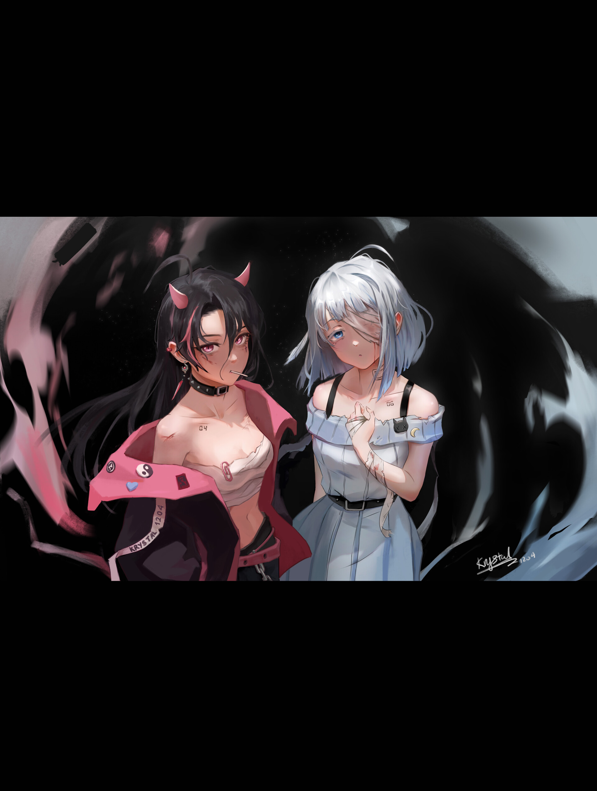 ArtStation - OC Design: Krystal & Luna