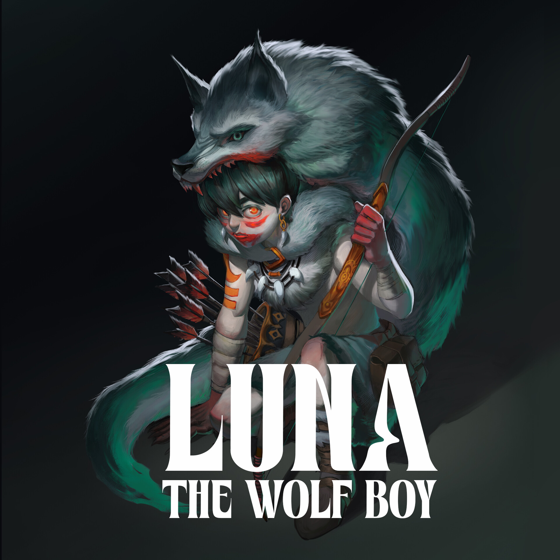 ArtStation - Luna the wolf boy