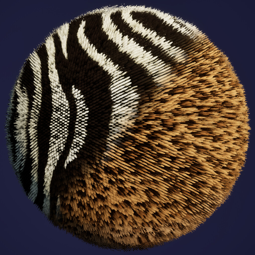 ArtStation - Game Ready Fur | Shell Texture
