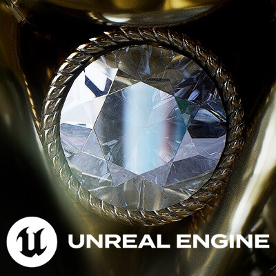 ArtStation - Unreal Engine Crystals - Path Traced