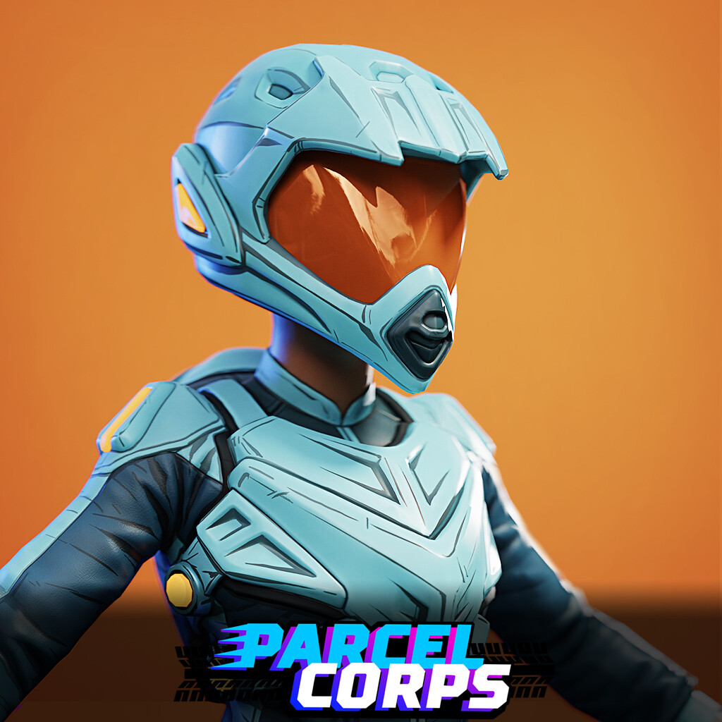 ArtStation - Parcel Corps Bicycle Courier "Veloz"