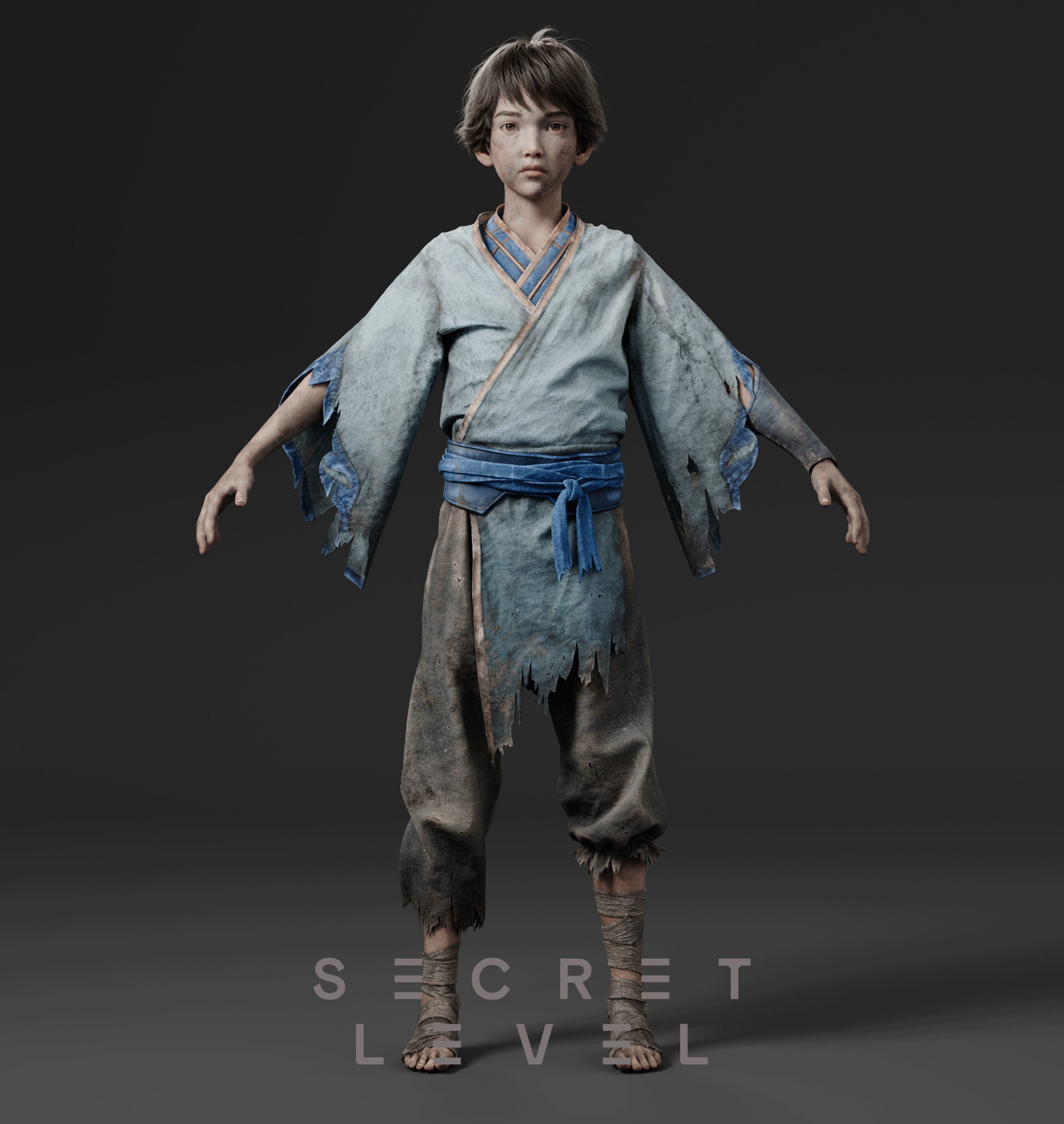 ArtStation - Honor of Kings-Secret Level- Child YiXing, Dad