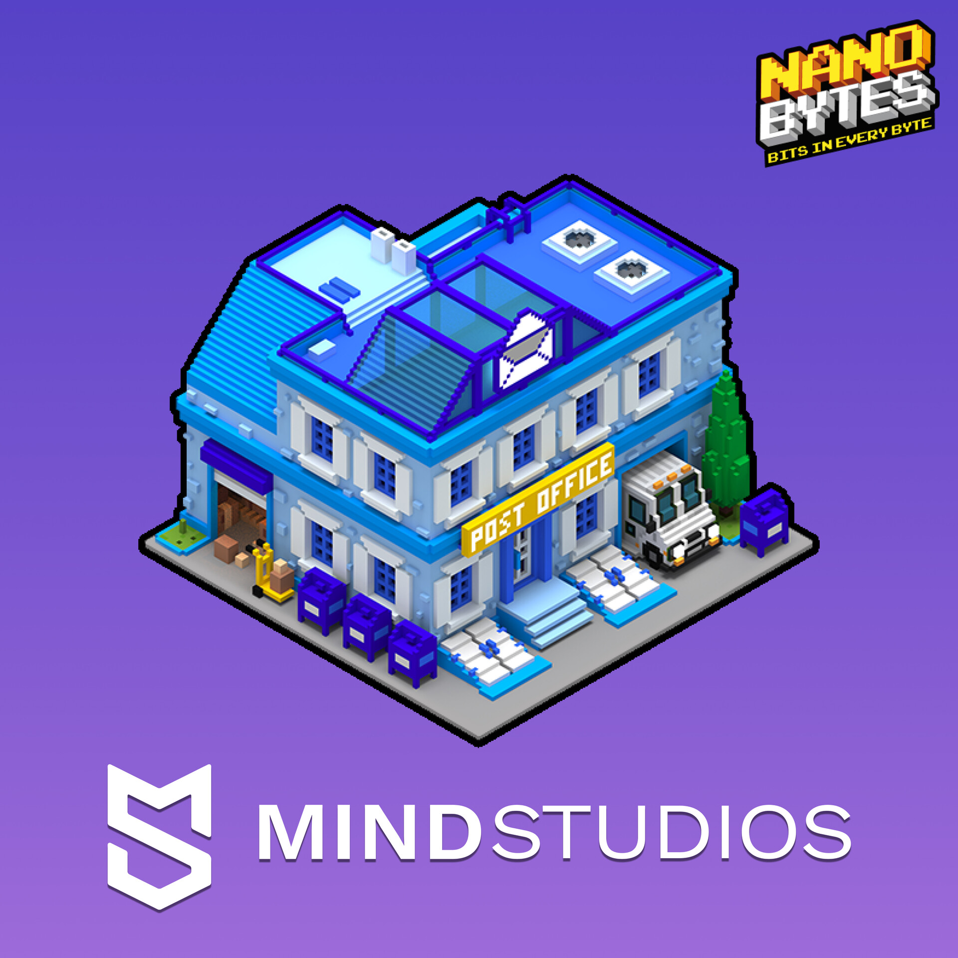 ArtStation - Voxel Public Sector Buildings @ NanoBytes: ByteWorld