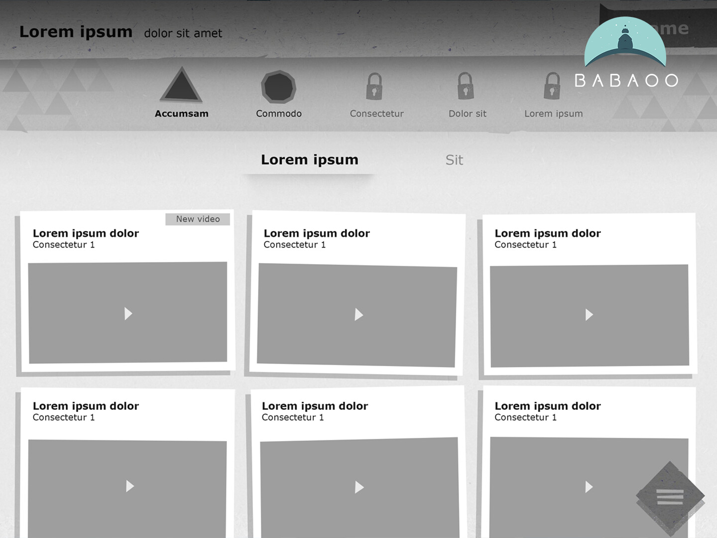 ArtStation - BABAOO - UI RESEARCH - ARTISTIC DIRECTION