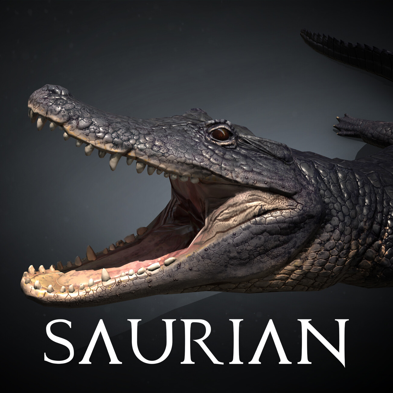 ArtStation - Brachychampsa - Saurian