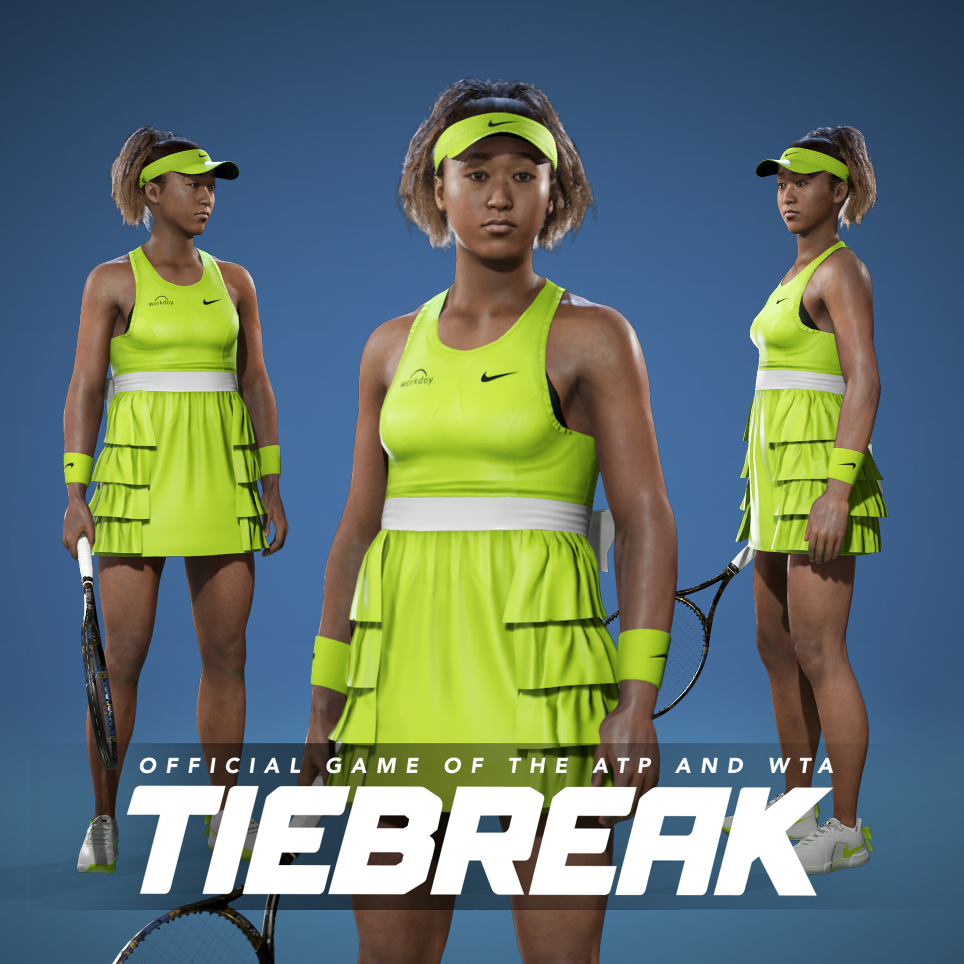 ArtStation - TIEBREAK - Naomi Osaka - US Fall Uniform