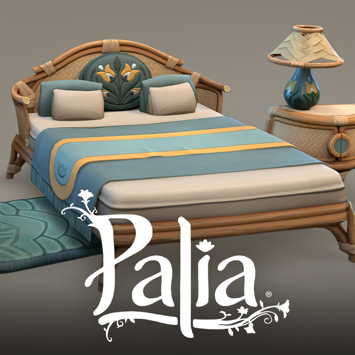 ArtStation - Furniture - Lily Rattan Set