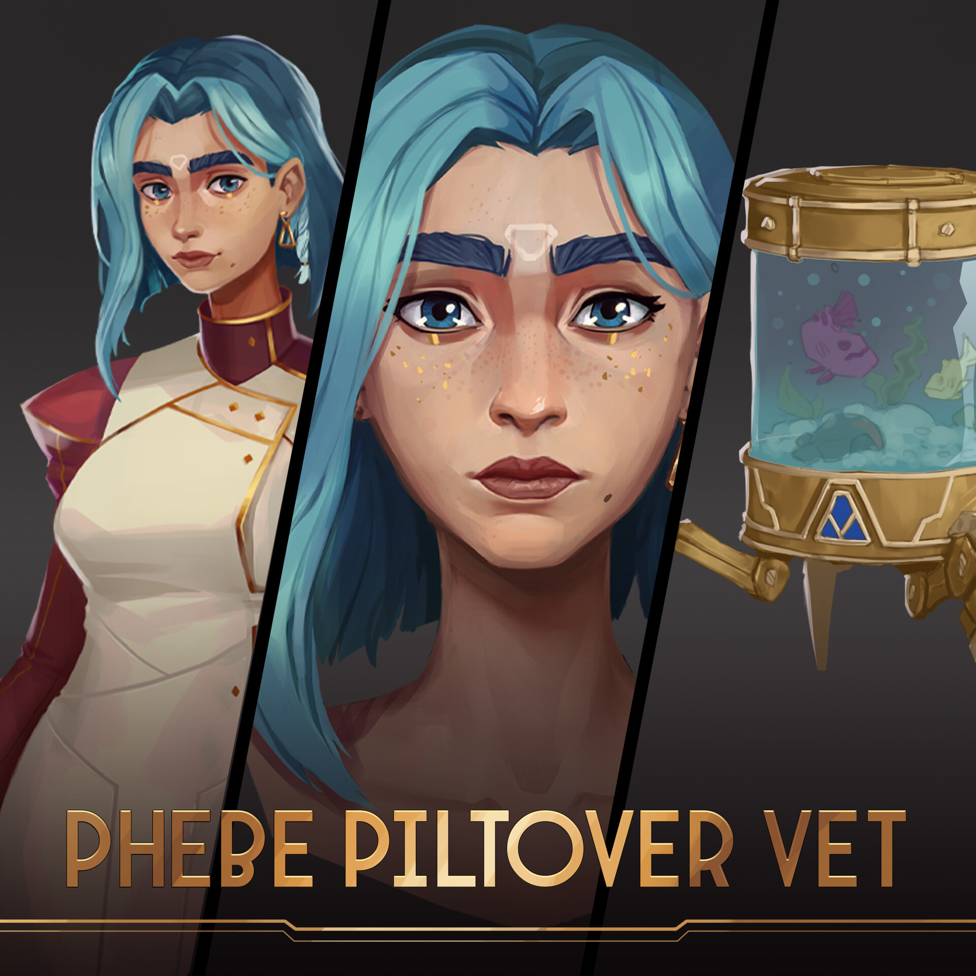 ArtStation - Phebe Piltover Vet - Arcane style Character