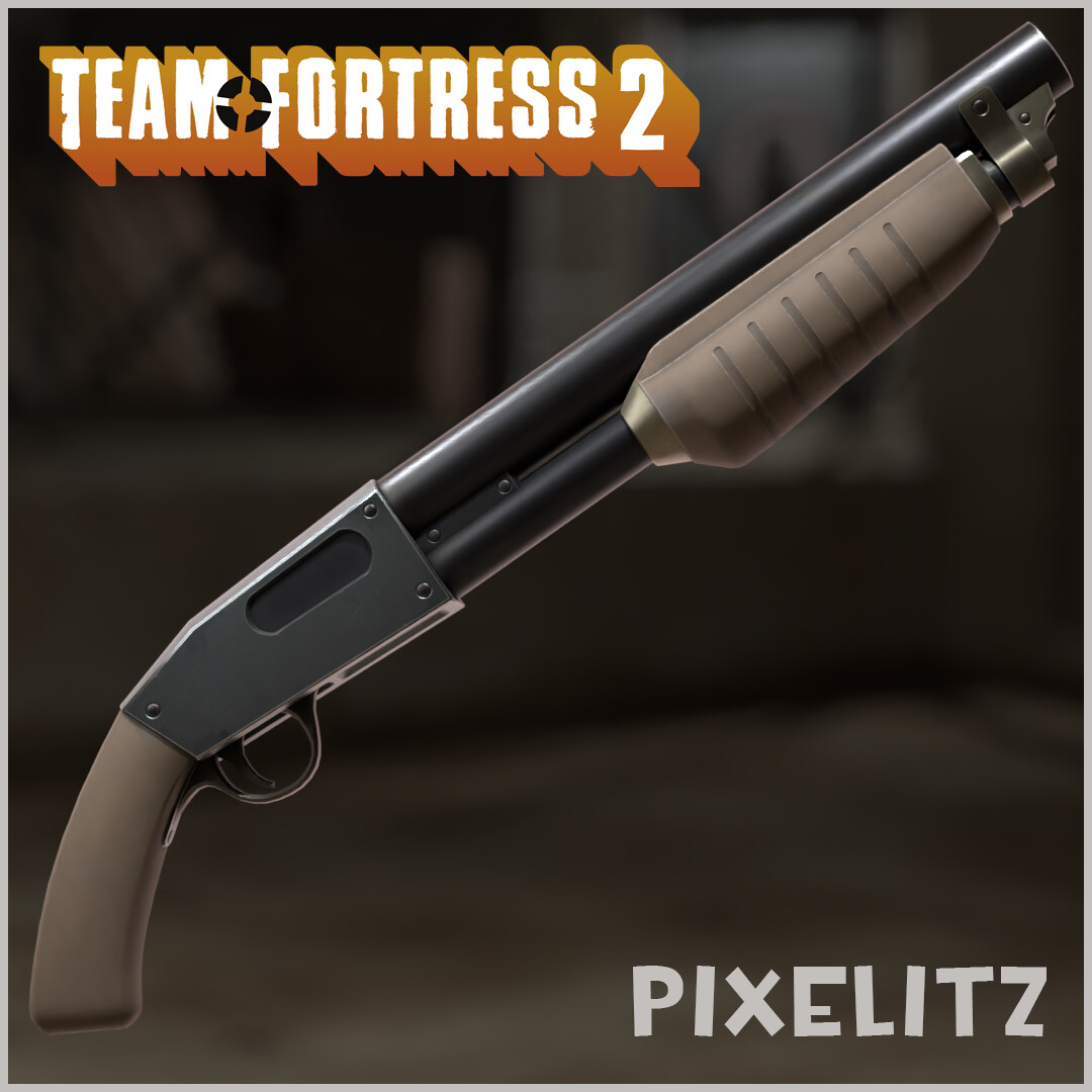 ArtStation - Team Fortress 2 Shotgun Remake