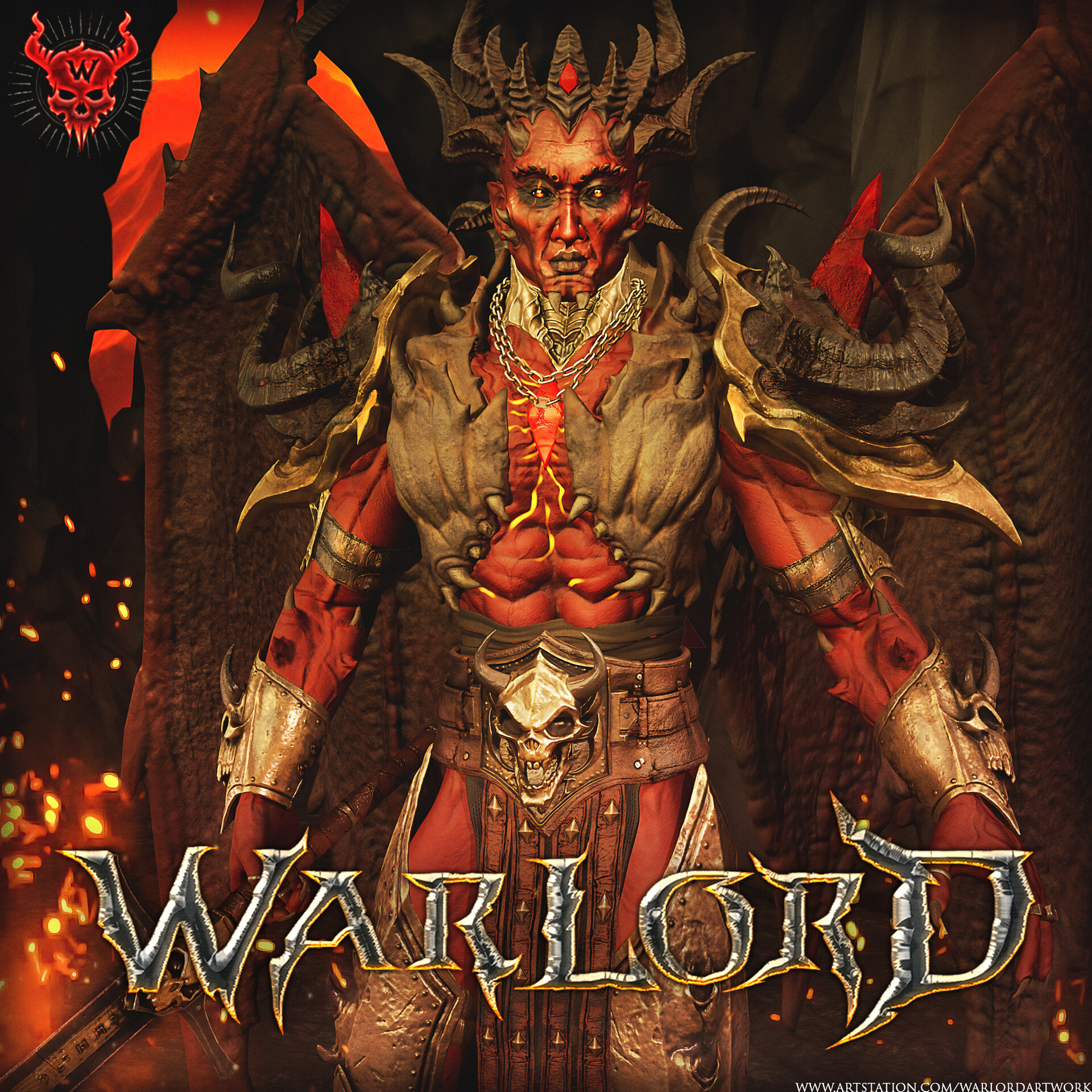 ArtStation - The Avatar of Hatred - Dungeon Boss Character.