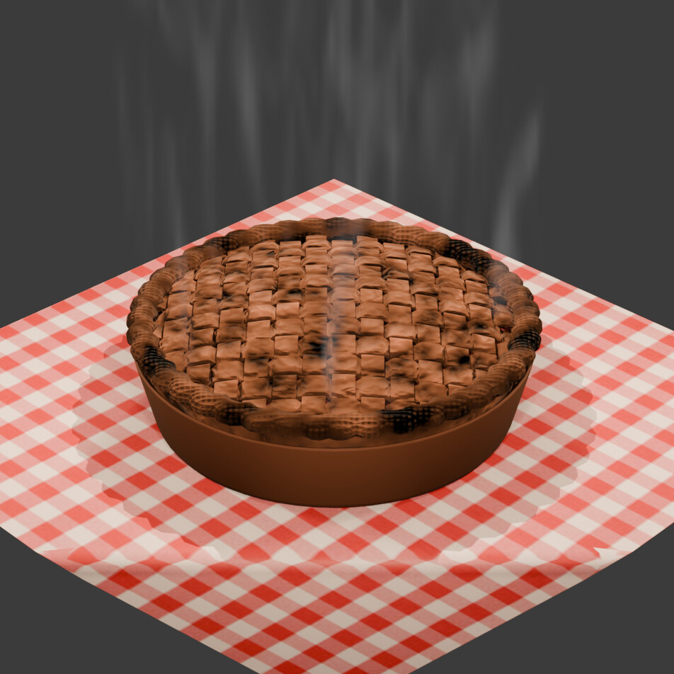 ArtStation - 3D Pie Modelling