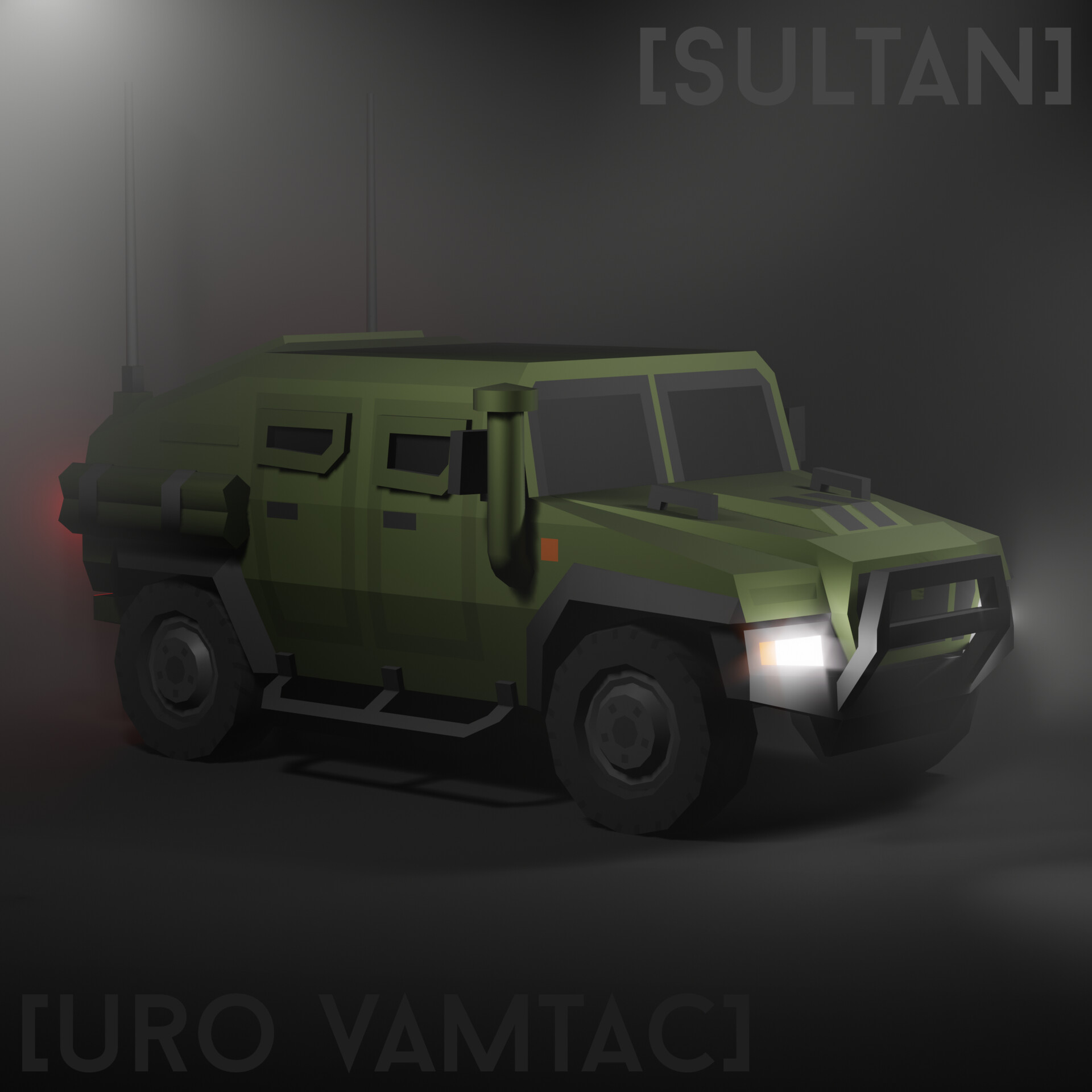 ArtStation - Low Poly URO VAMTAC [for Unturned]