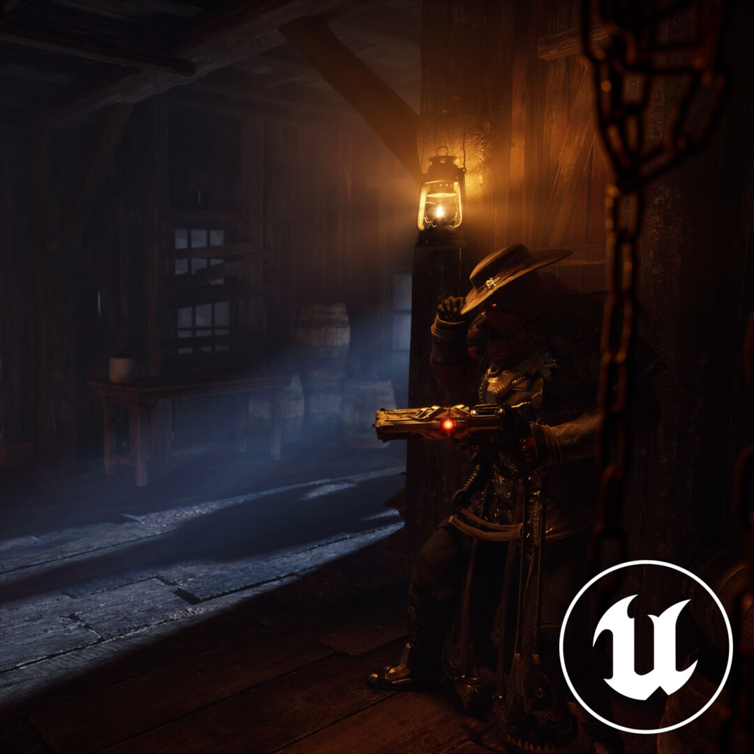 ArtStation - UE Lighting Practice_The Old West