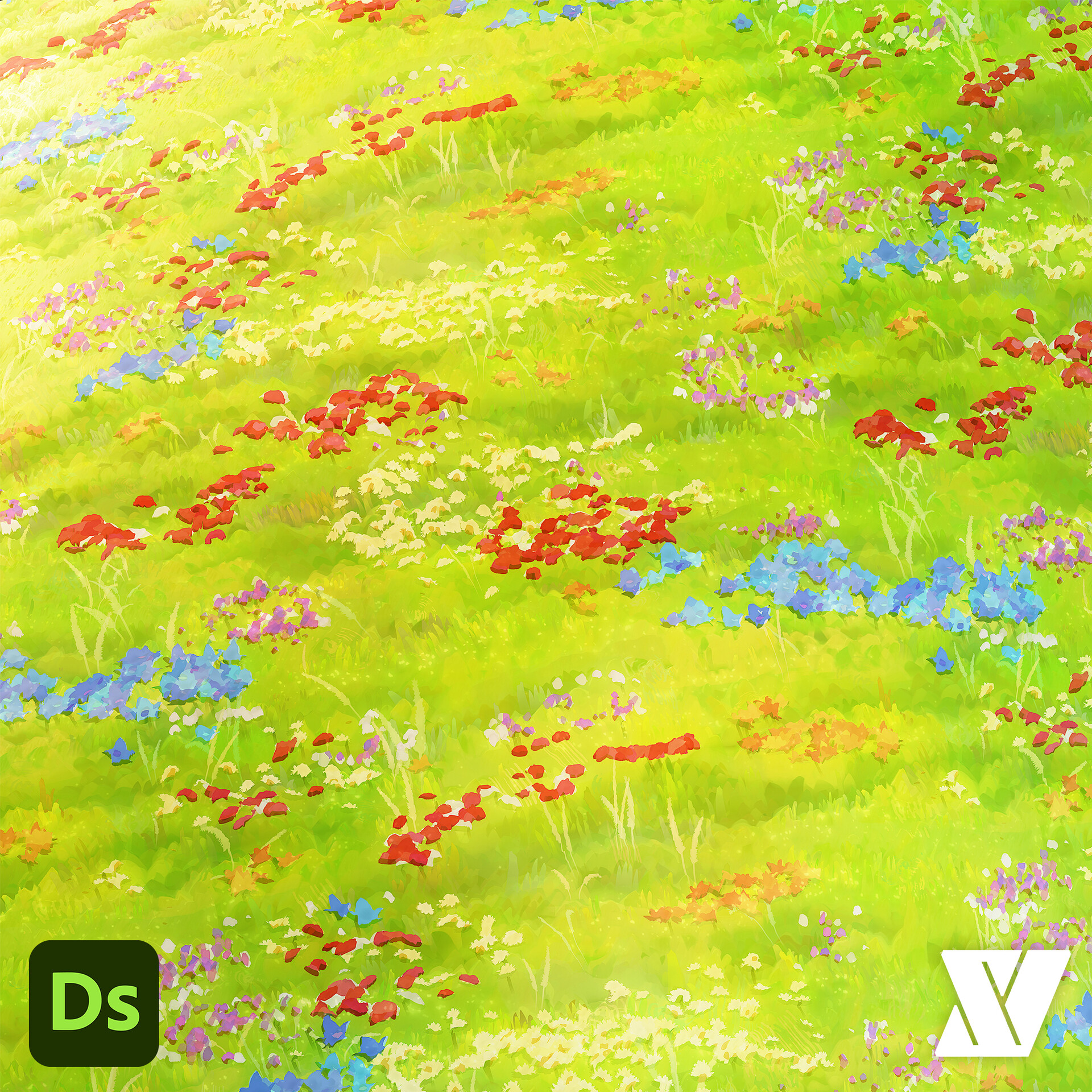 ArtStation - Stylized Grass