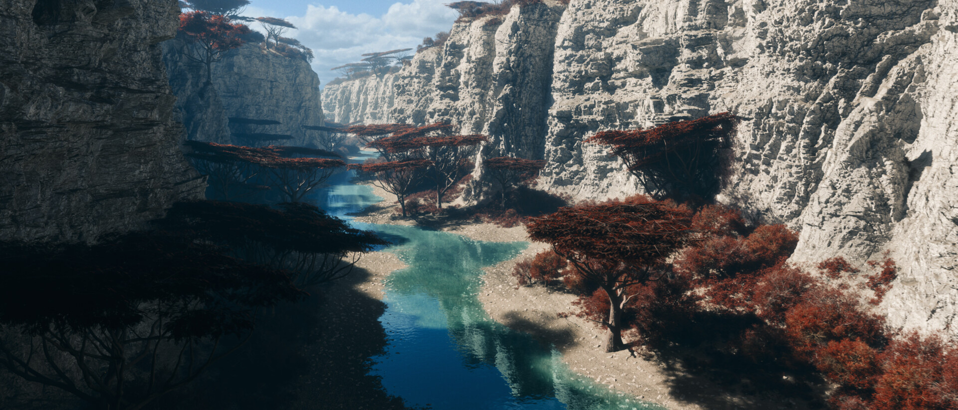 ArtStation - Alien Canyon