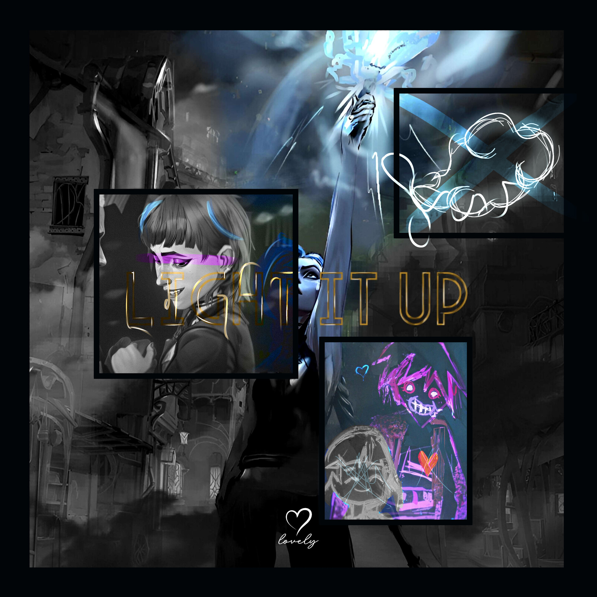 ArtStation - Jinx Playlist Cover