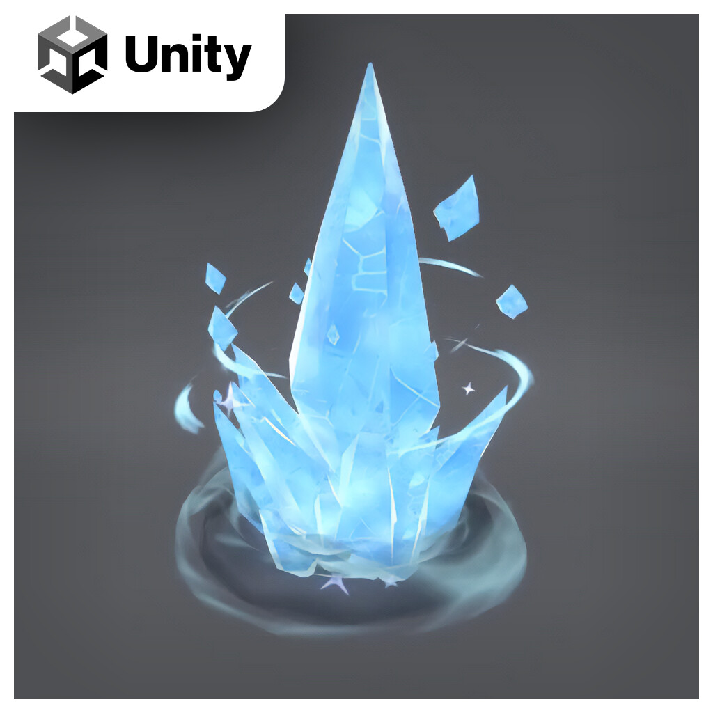 ArtStation - Ice magic spell VFX