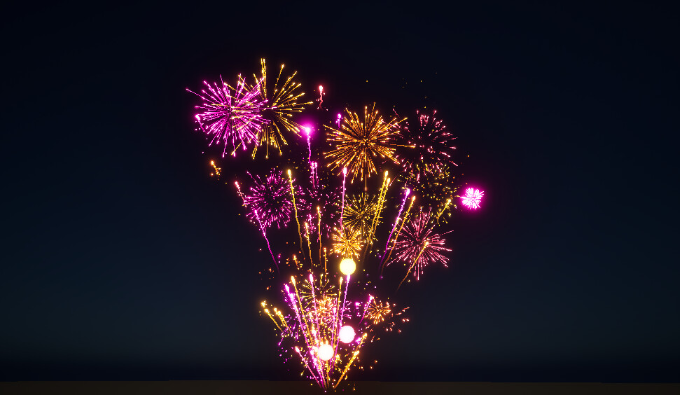 ArtStation - VFX_Fireworks