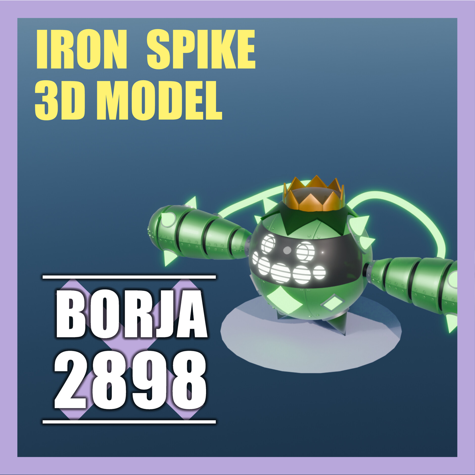 ArtStation - Pokemon · Iron Spike - Robotic Cacnea · 3D Model