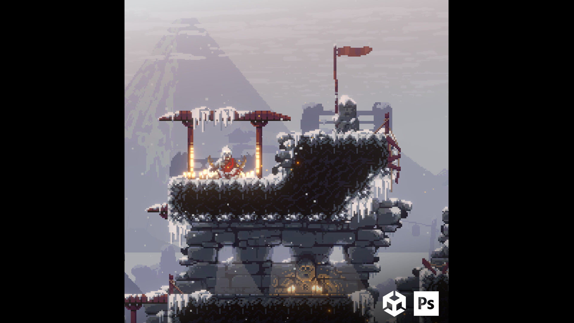 ArtStation - Frozen Temple - Style Guide Exercise