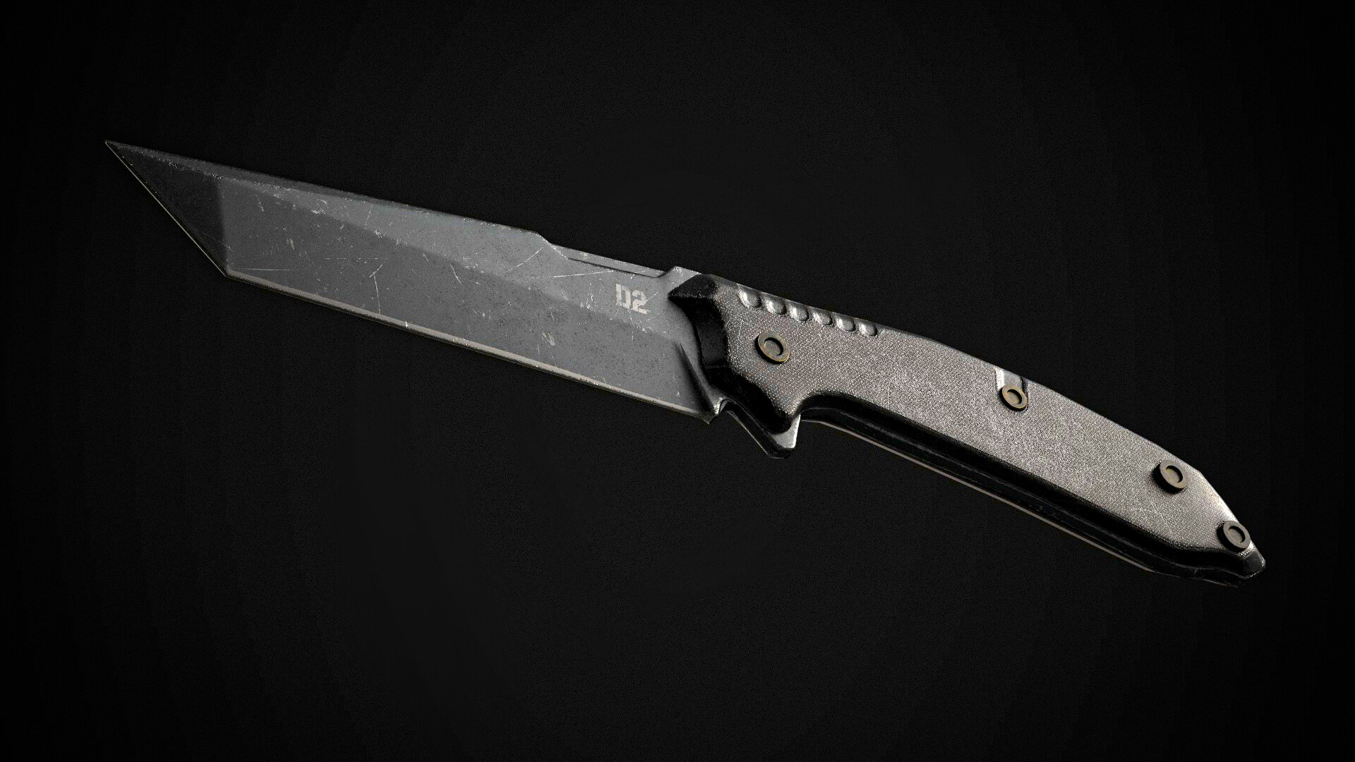 ArtStation - Combat Knife - Game Asset
