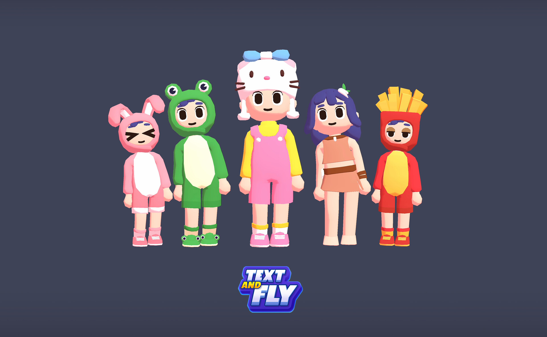 ArtStation - Text and Fly – Stylized Mobile Game Characters (1M+ Downloads)