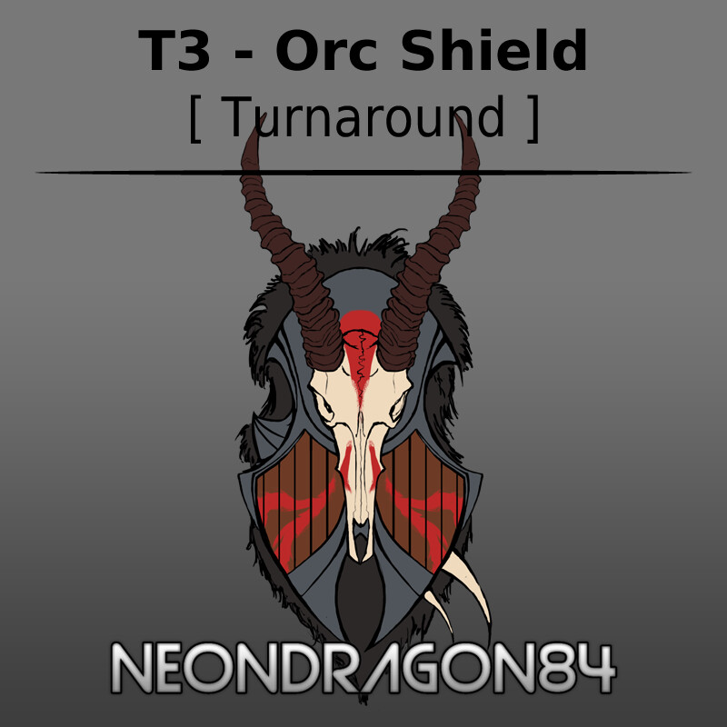 ArtStation - T3 - Orc Shield