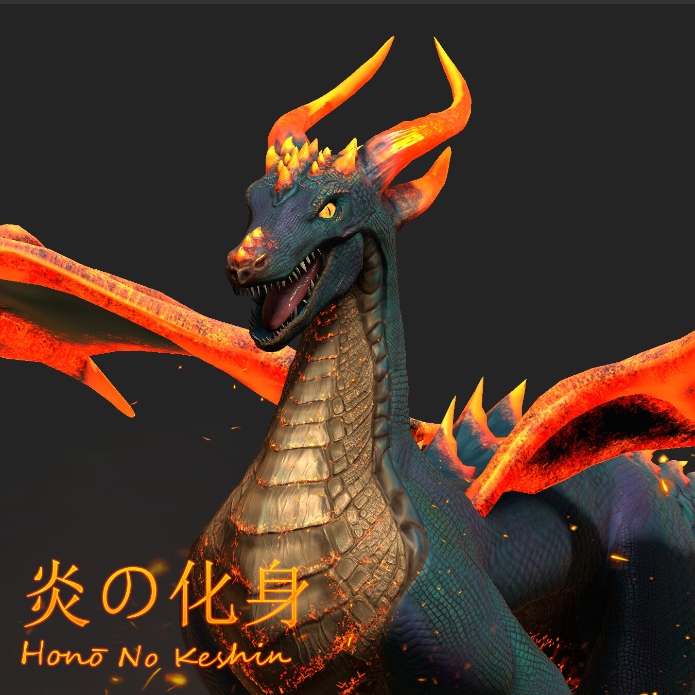 ArtStation - Honō No Keshin