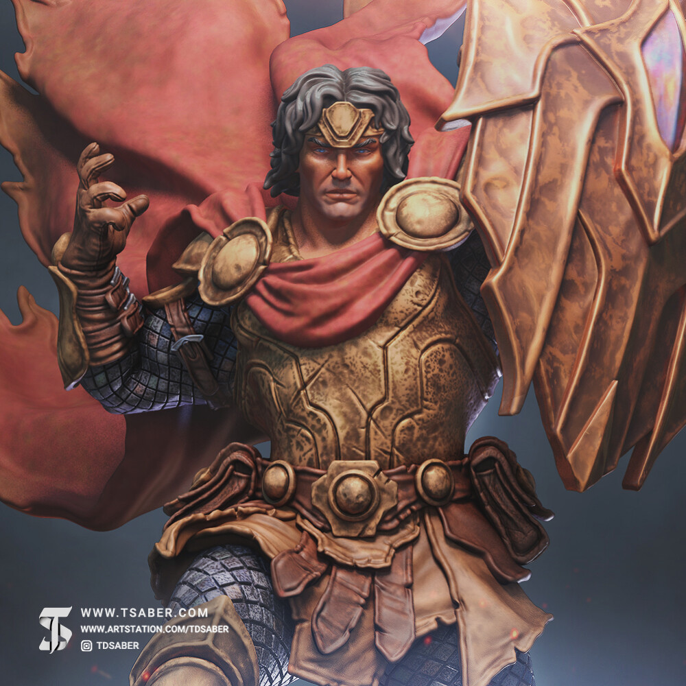 ArtStation - Paladin Statue DnD