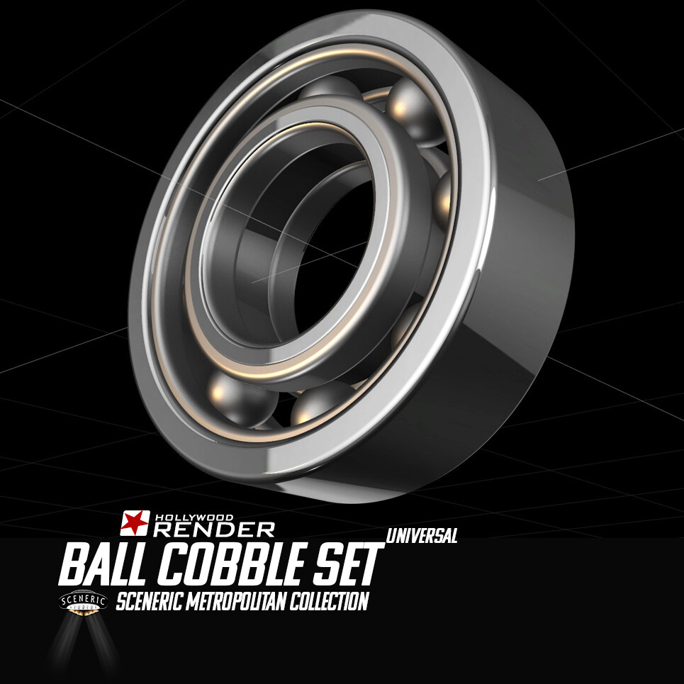 ArtStation - Ball Cobble Set - Universal II. Substance Textured.
