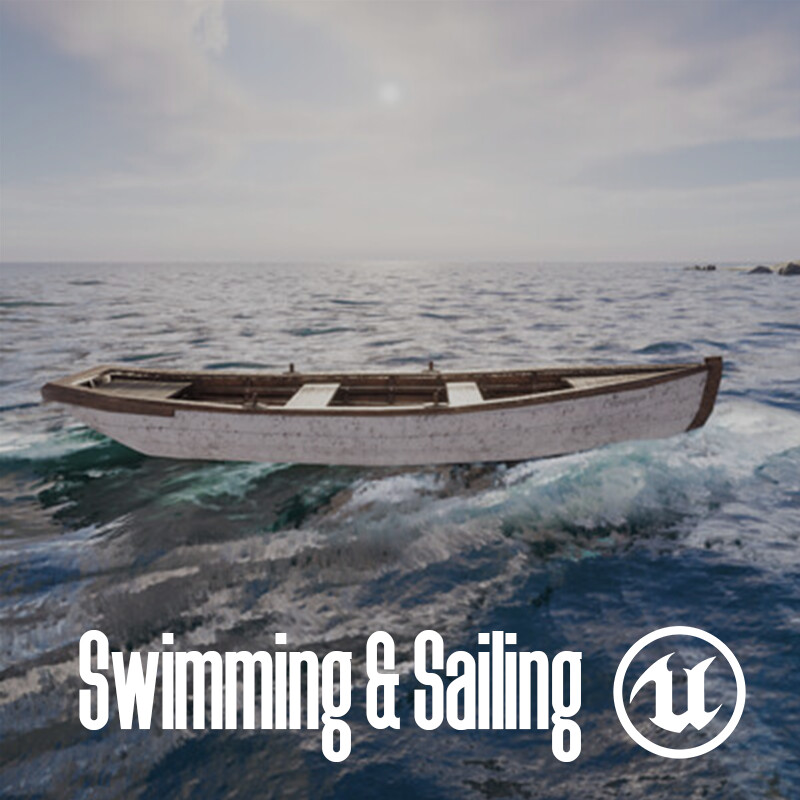 ArtStation - Interactive Swimming & Sailing Ocean System