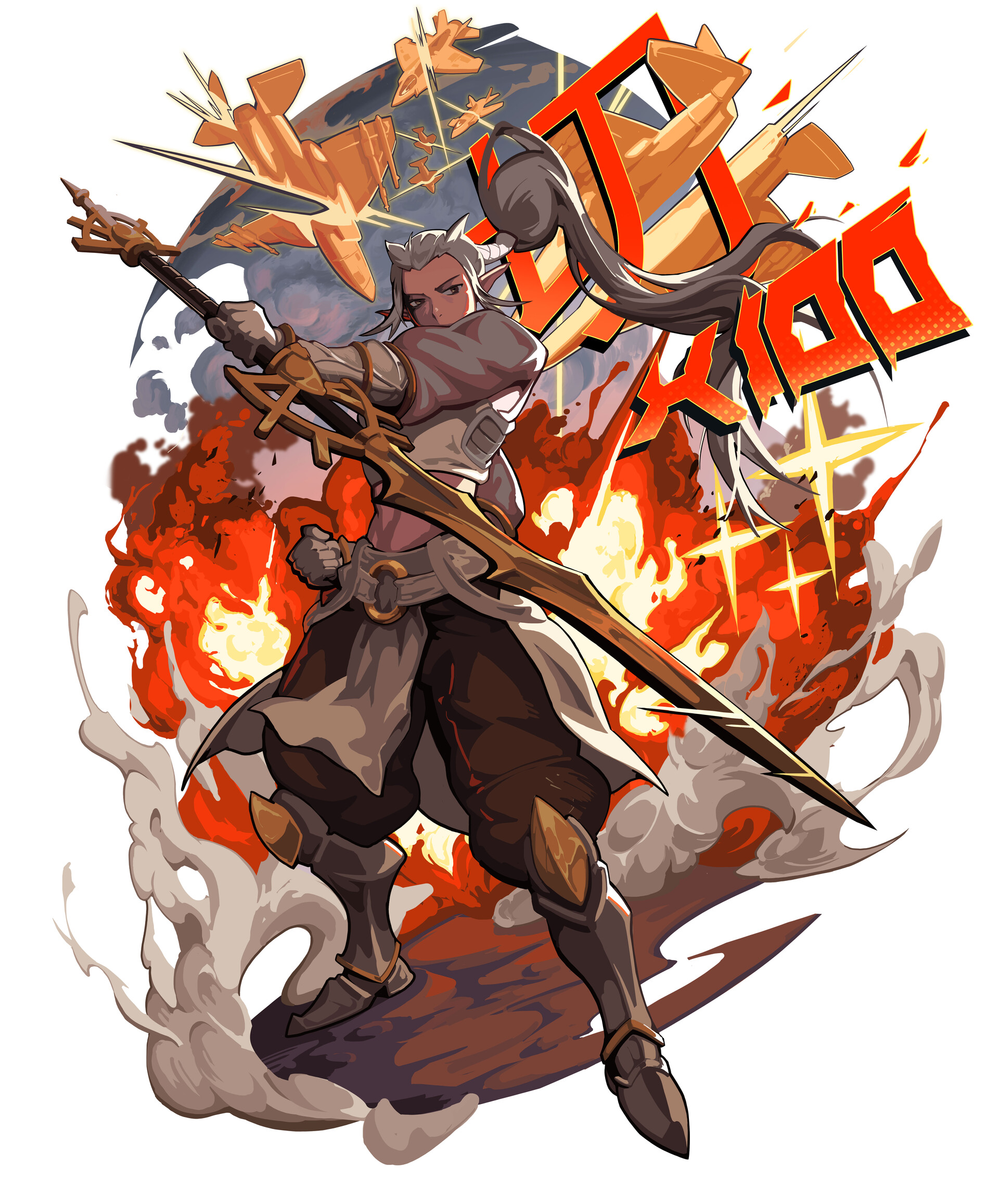 ArtStation - HCLW (열렙!) _ swordmaster