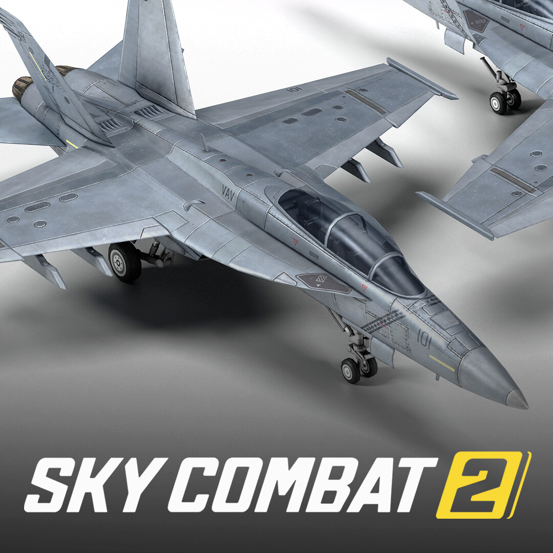 ArtStation - Sky Combat F-18