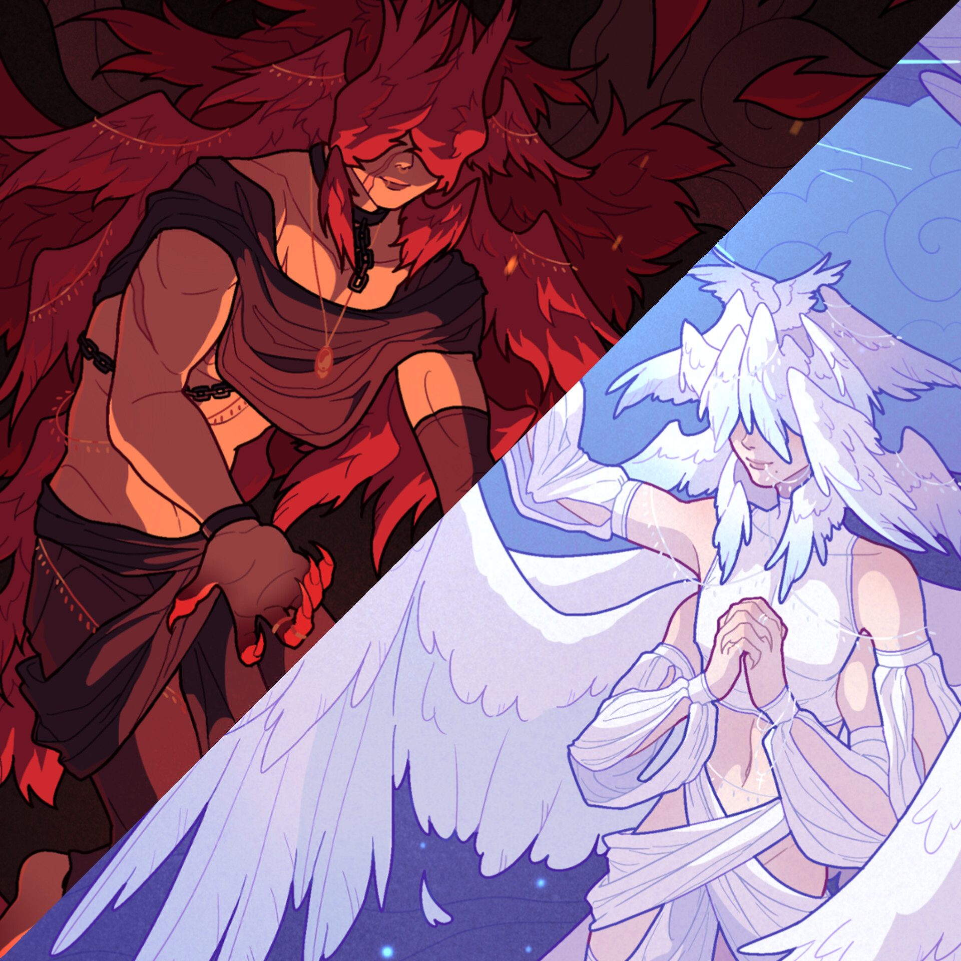 ArtStation - Azrael and Astaroth