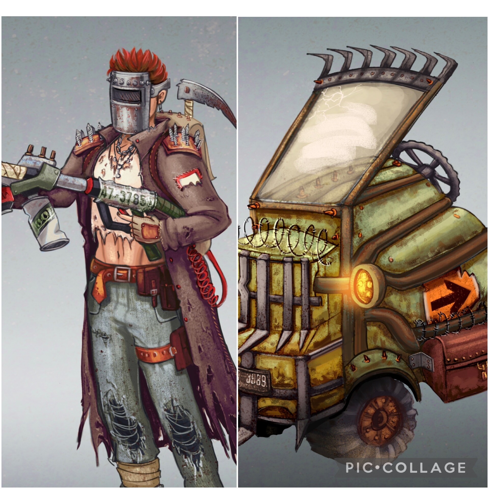 ArtStation - Wasteland Scrap Hunter