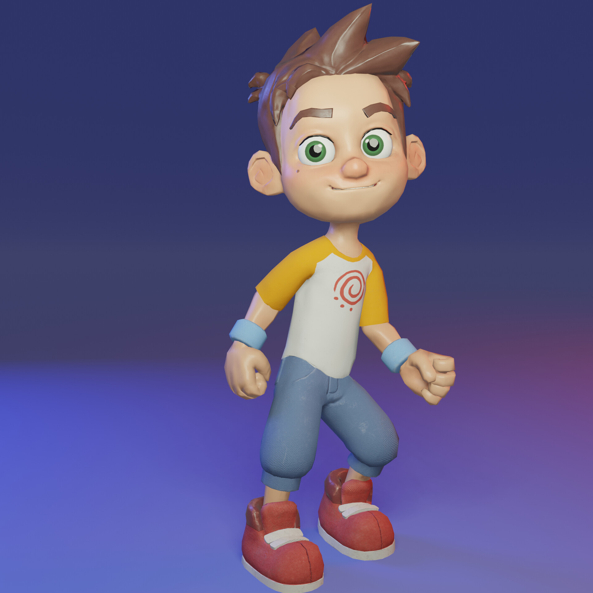 ArtStation - A character for a mobile game. 4000 polygons