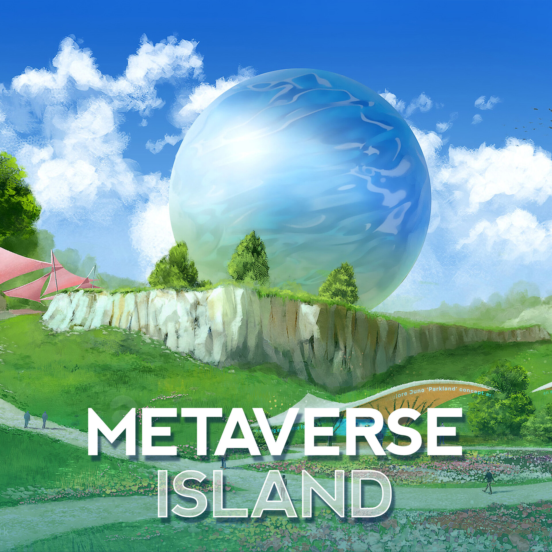 ArtStation - The Park - Metaverse Island (01)