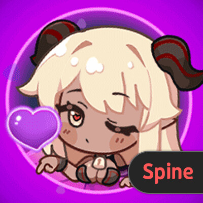 ArtStation - 2023 - Spine / (3) SKILL , ATTACK